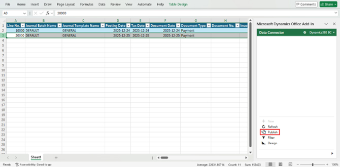 How to Create Journal Entries in Excel and Upload Them to Dynamics 365 ...